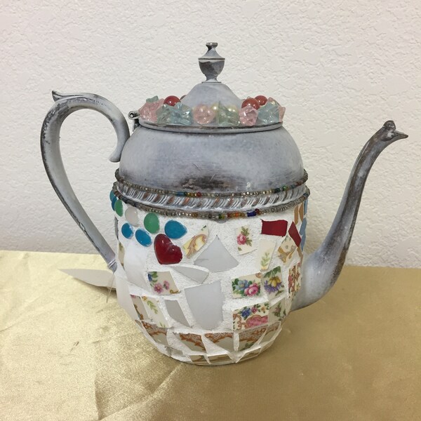 Mosaic Teapot - Etsy