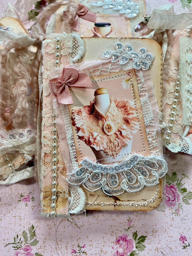 Shabby Chic Mini Booklets - Etsy