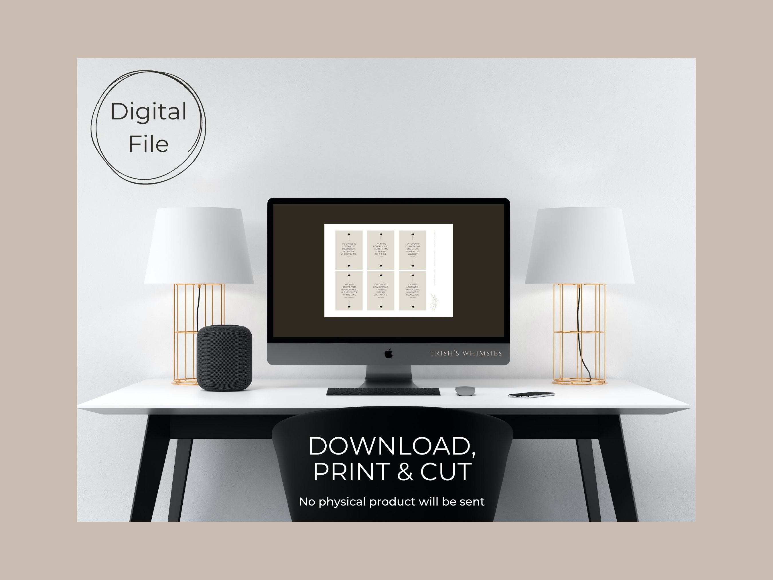 Positive Affirmation Cards Printable, Positive Daily Motivational Cards ...