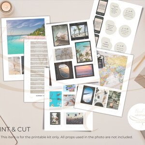 Summer Vision Board, Printable Vacation Visual Board, Dream Holiday ...