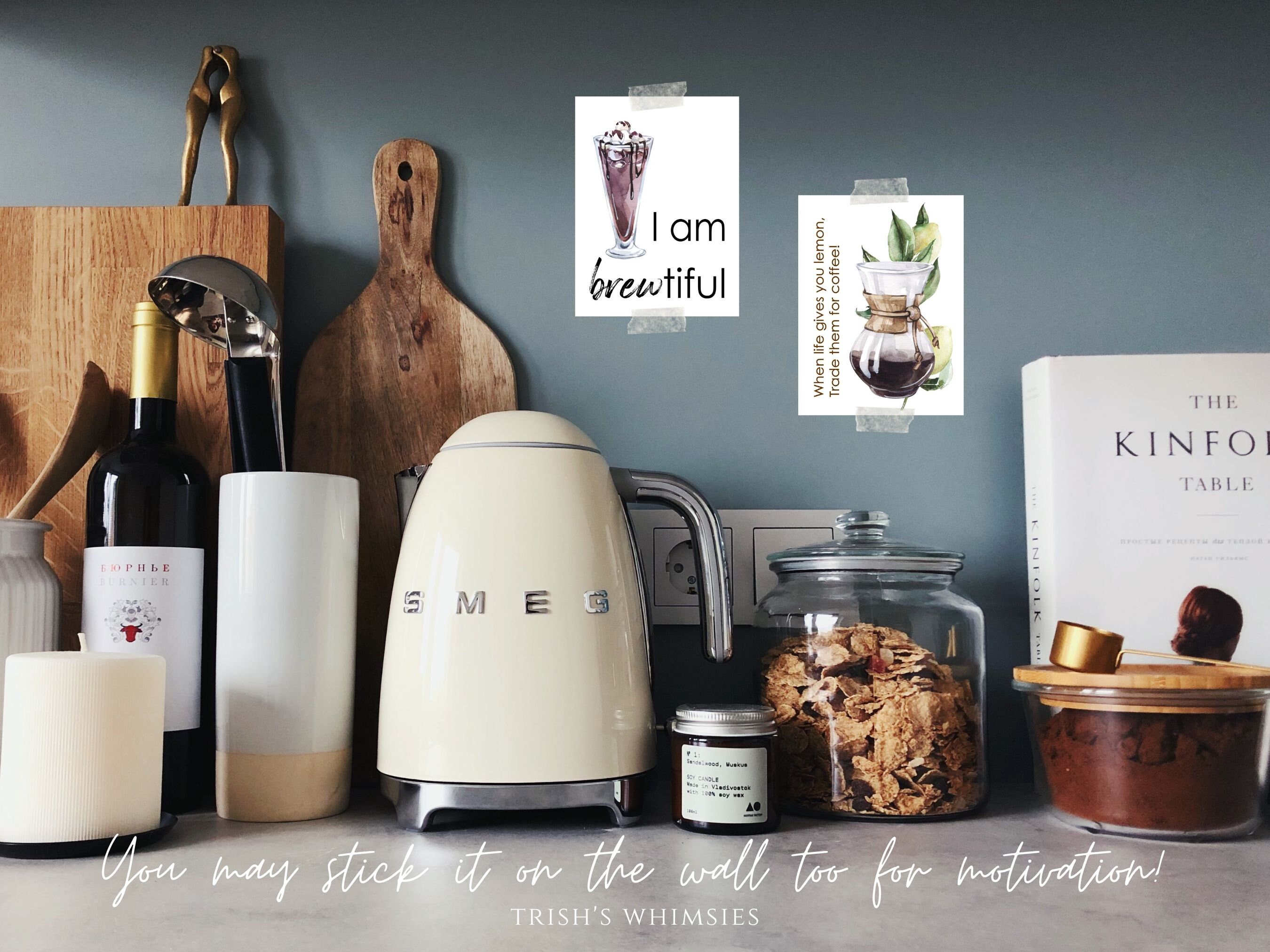 Coffee Journal Cards Printable Scrapbooking Embellishments - Etsy