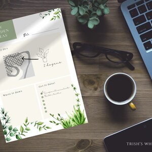 Green Garden Planner Printable, Gardening Organizer, Gardening Log ...