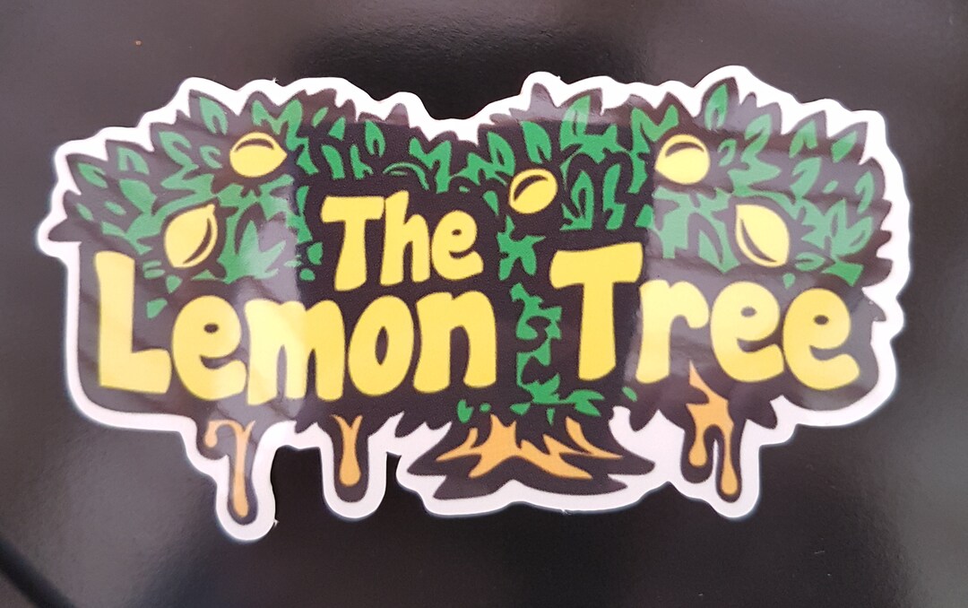 Lemon Tree Vinyl Sticker Cali Slap Weed 420 Marijuana Cannabis Stickers ...