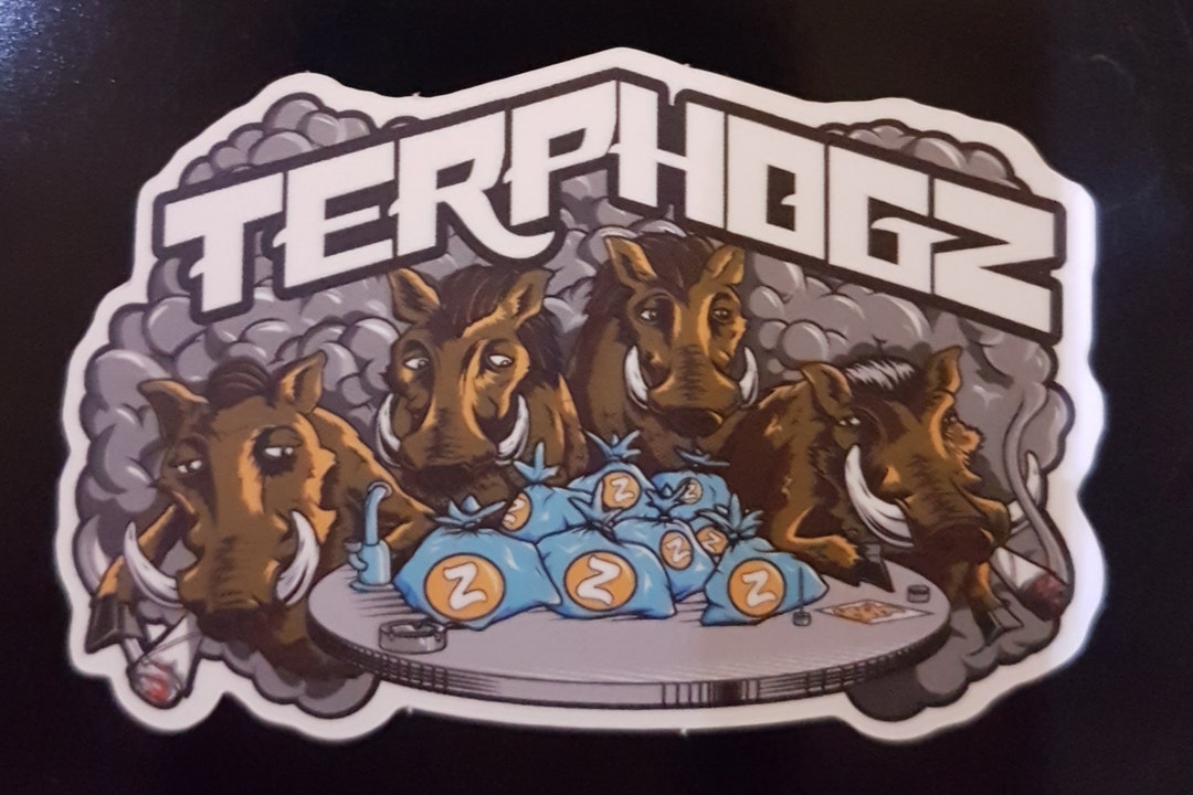 TERP HOGZ Vinyl Sticker Cali Slap Weed 420 710 Marijuana Cannabis ...