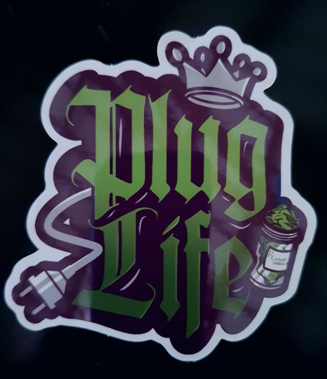 Plug Life - Vinyl Sticker Cali Slap - Weed 420 710 Marijuana Cannabis ...