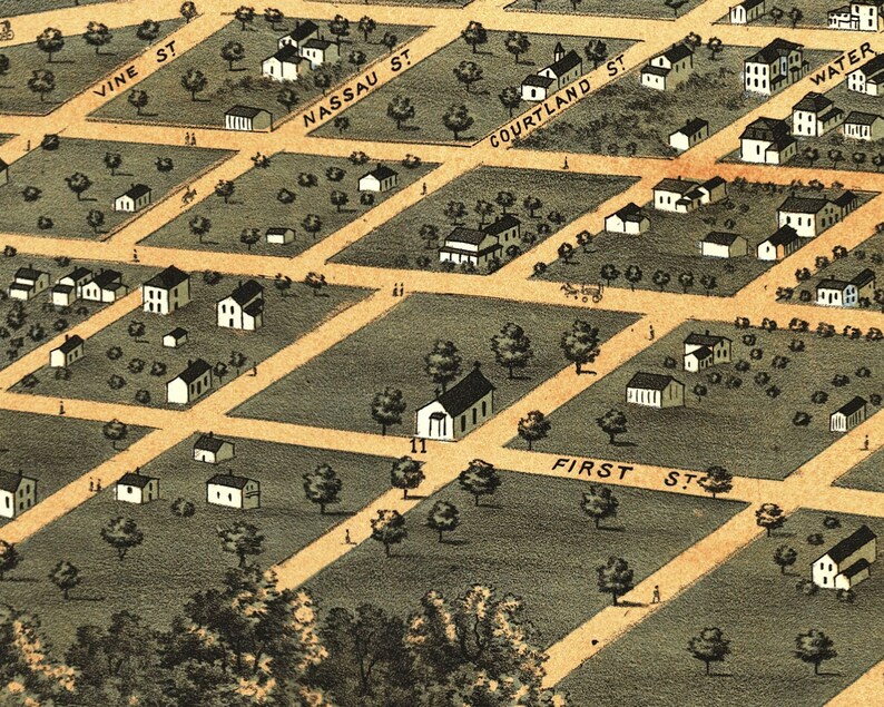 Old Map of Austin, Minnesota - Etsy
