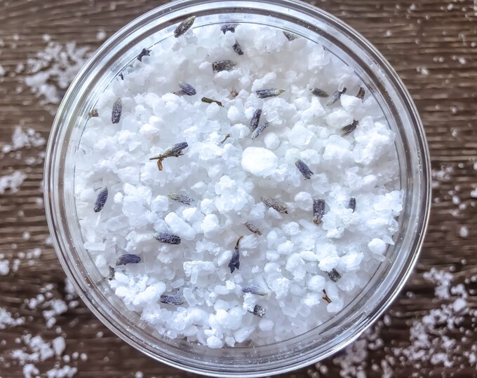 Lavender Sage Bath Salts • 100% Natural Bath Salts • Lavender Oil ...