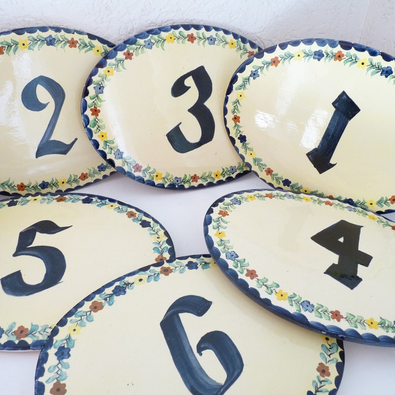 Ceramic House Number - Etsy