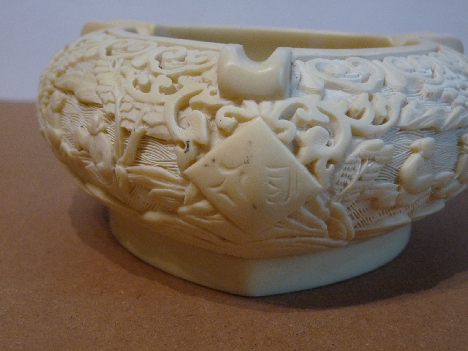 Hand Carved Ivory Soapstone Ashtray Triangular Shape Ashtray - Etsy