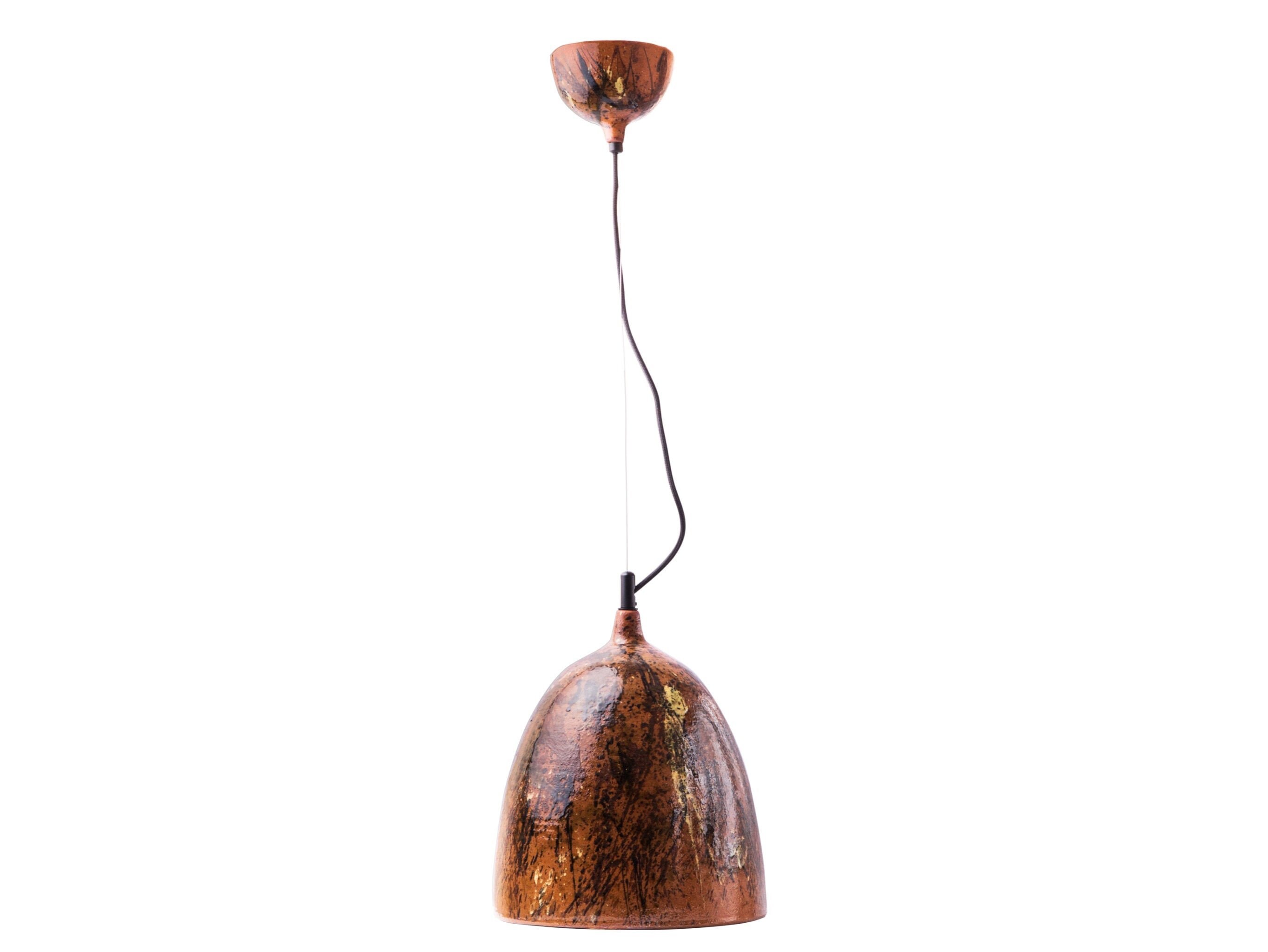 Unique Ceramic Pendant Lamp, Abstract Lampshade - Etsy