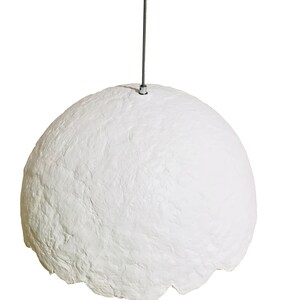 Paper Mache Lamp Sphere Industrial Ball Pendant Modern Light Design Eco ...