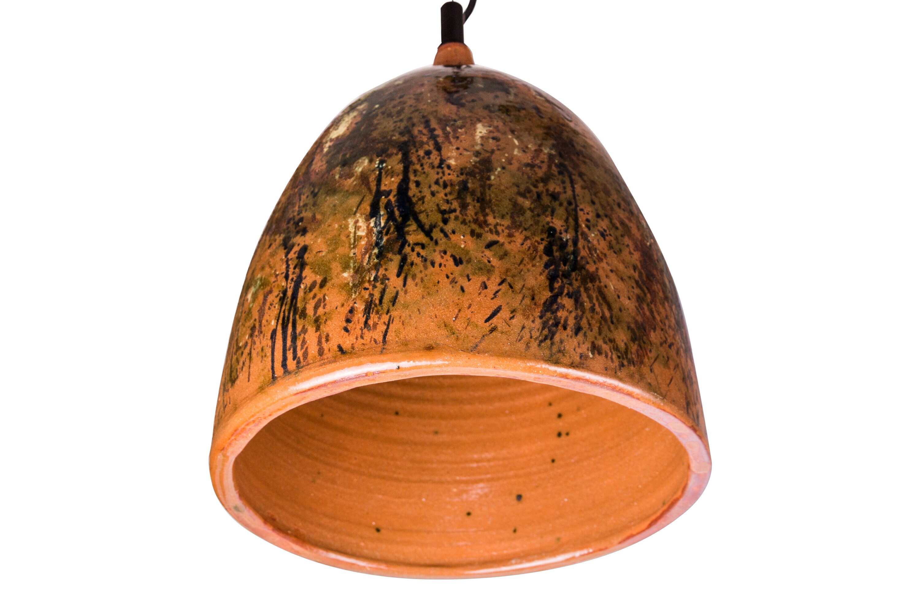 Unique Ceramic Pendant Lamp, Abstract Lampshade - Etsy