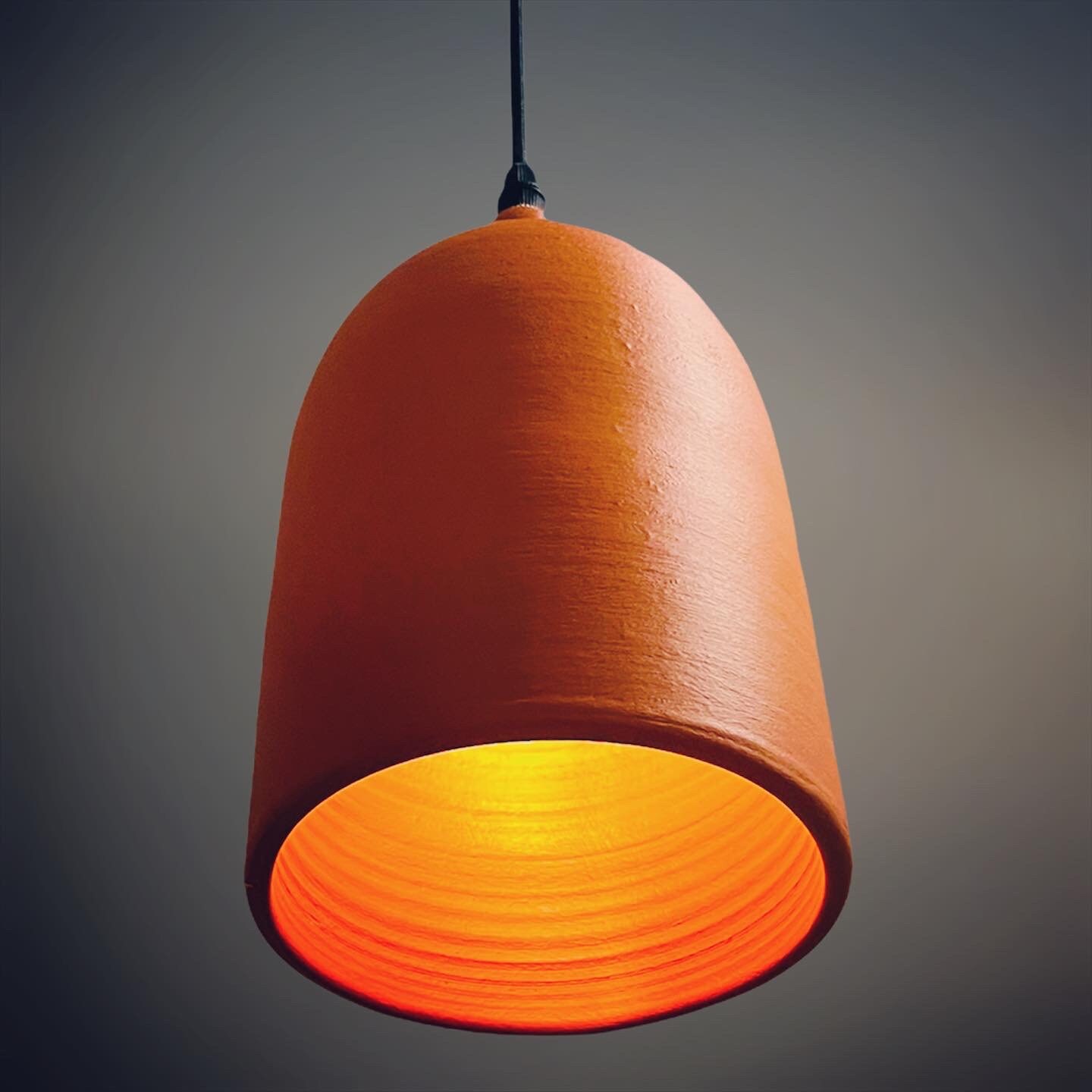 Ceramic light fixture for kitchen island bell shape | Etsy