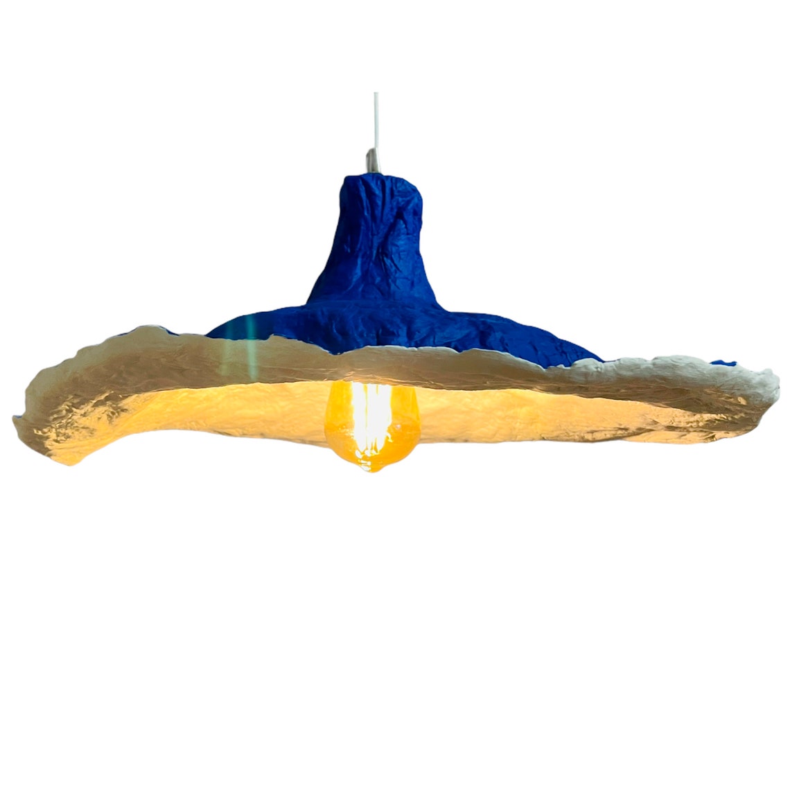 Unique Paper Mache Light - Etsy