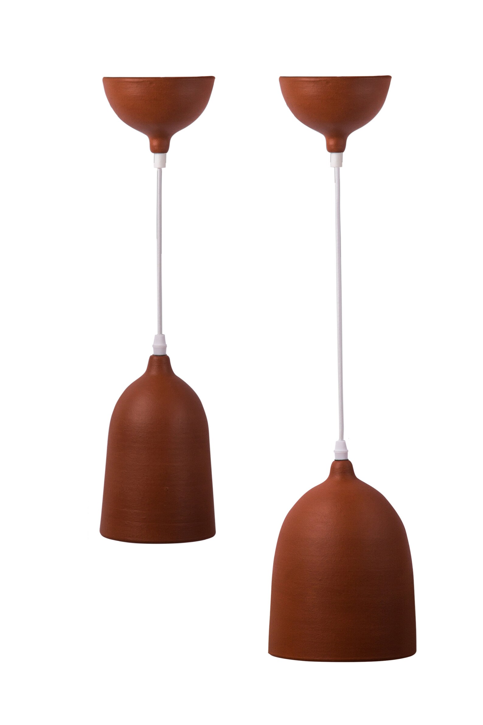Ceramic Farmhouse Pendant Lights Bell Shape Light Fixture - Etsy