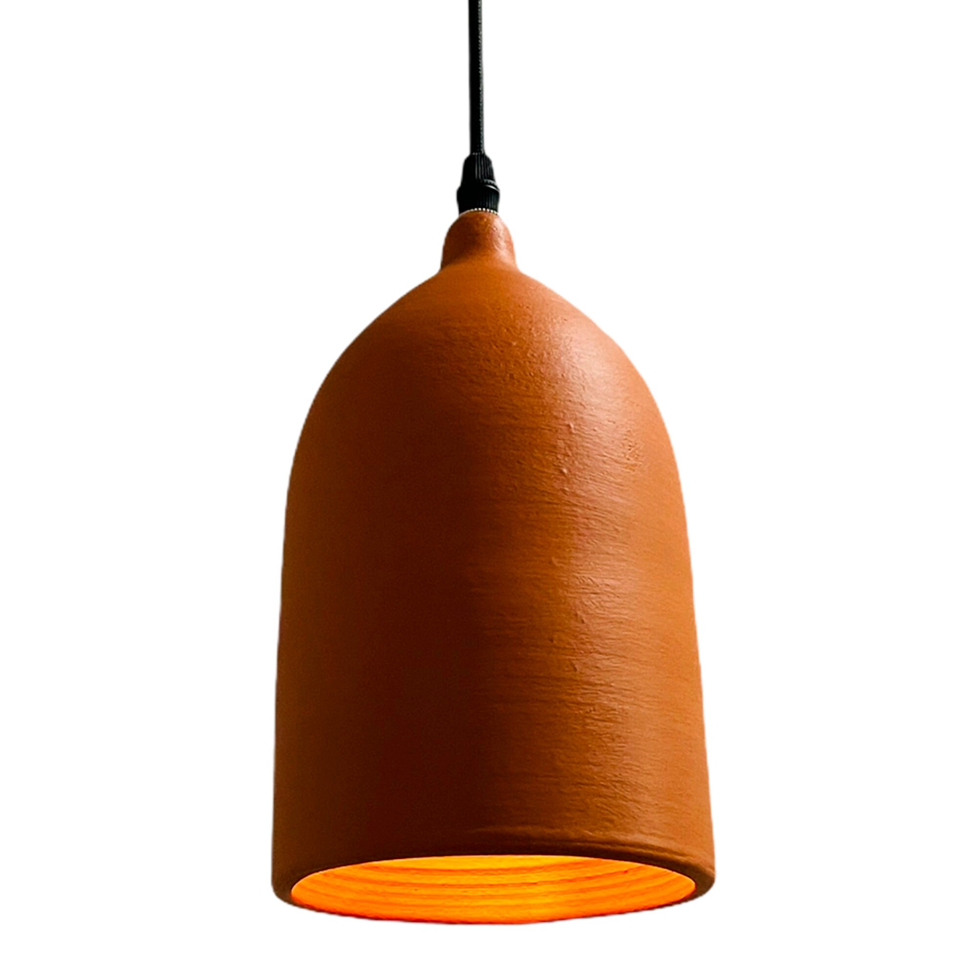 Ceramic Farmhouse Pendant Lights Bell Shape Light Fixture - Etsy