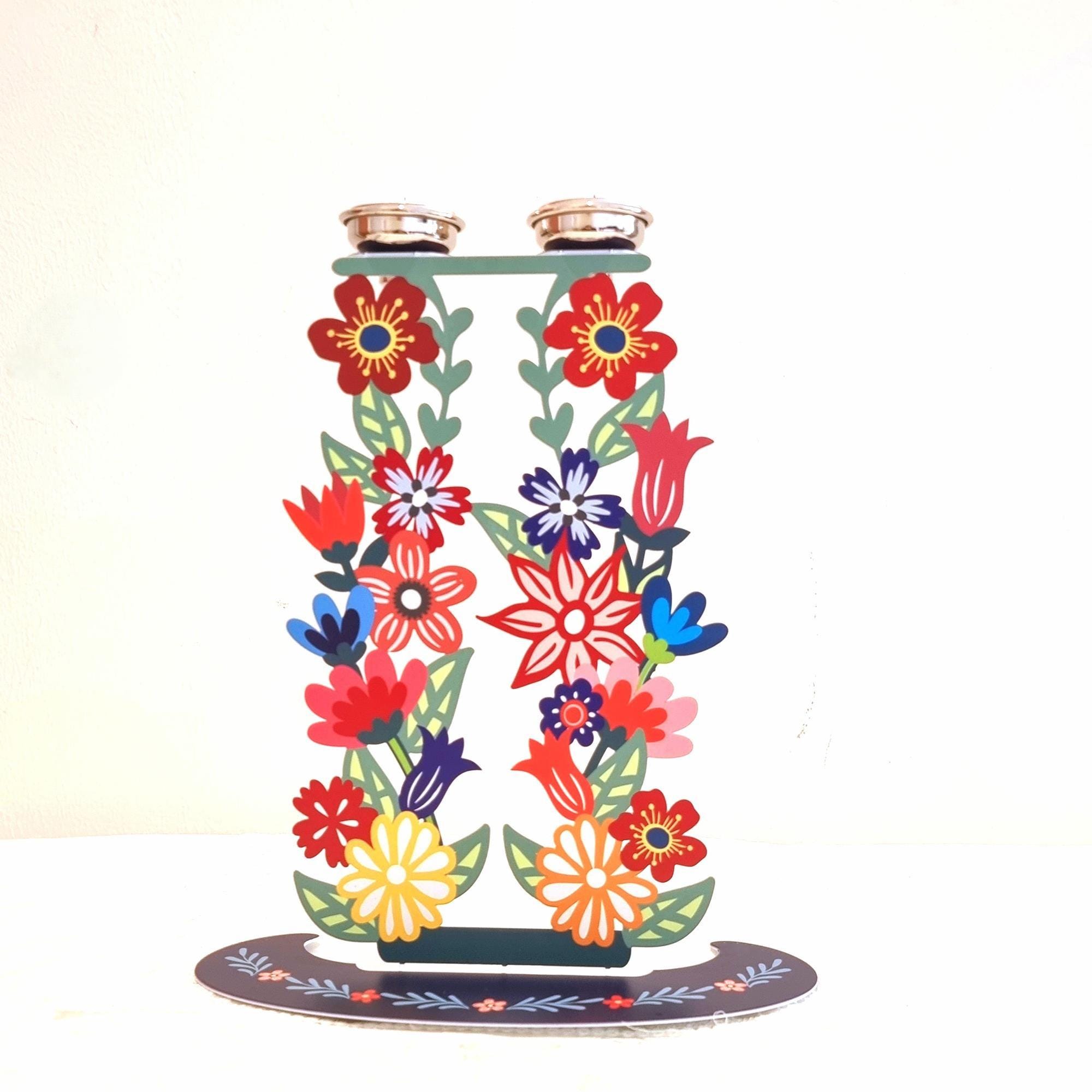 Colorful Candlesticks, Unique Cut Flower Designs, Colorful Backgrounds ...