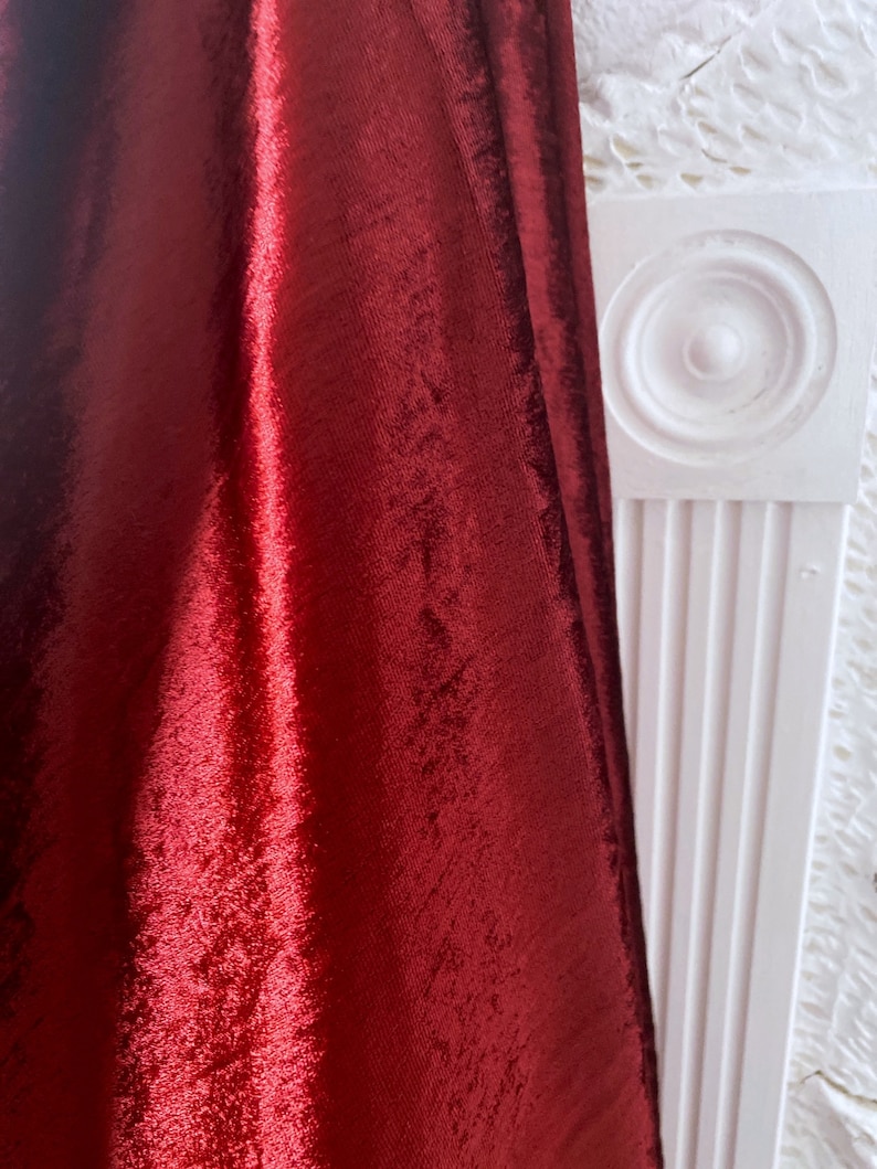 Red Velvet Sheen Fabric, 2 Yards, Drapery Fabric, Robert Allen, Home ...