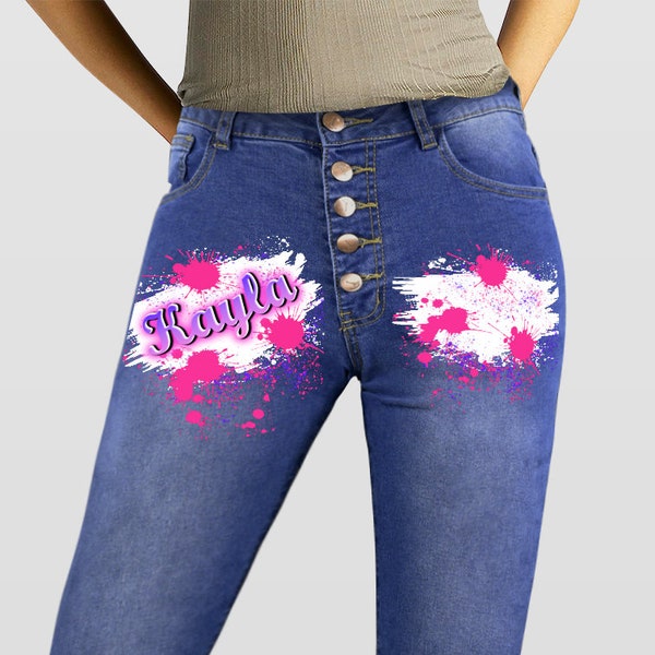 Custom Jeans - Etsy