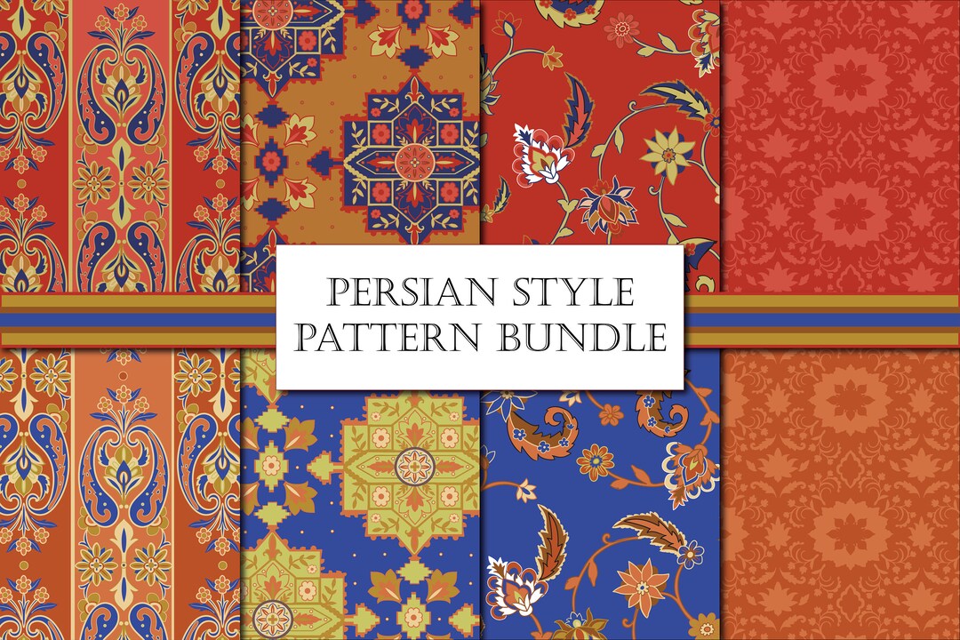 Persian Digital Papers - Southwest Digital Papers - Printable Scrapbook ...