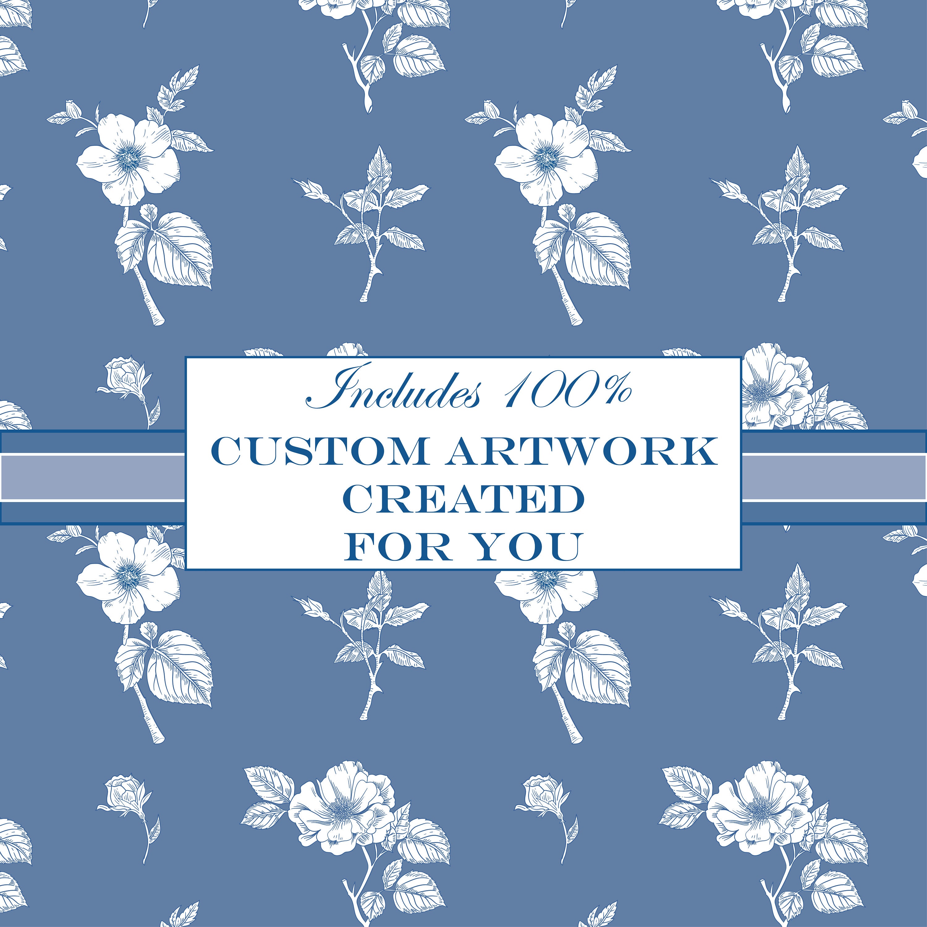 Custom Toile De Jouy Design Custom Toile Made to Order Pattern for ...