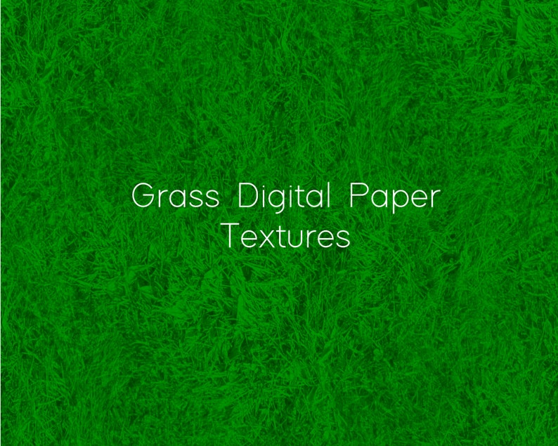 Green Grass Digital Paper Pack: Leaf & Landscape Backgrounds (5 JPEG ...