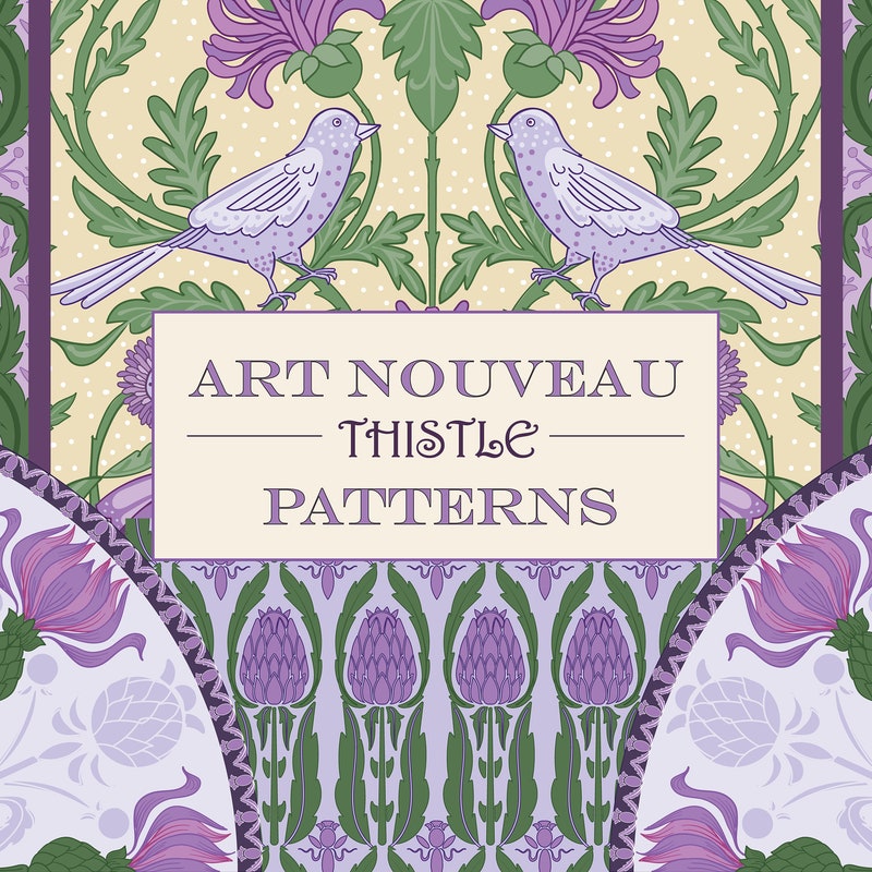 Thistle Pattern - Etsy