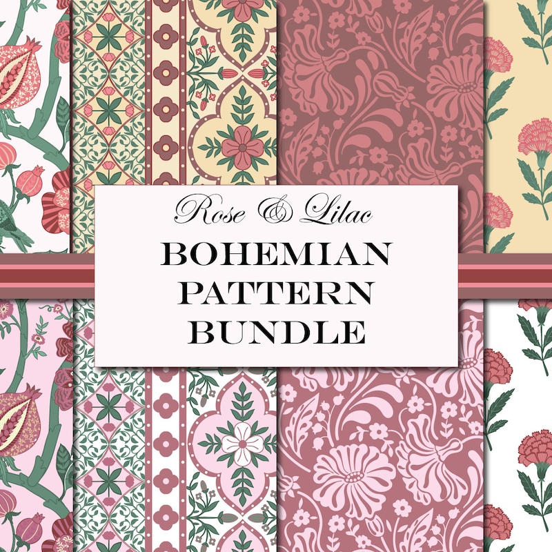 Bohemian Decoupage Paper - Etsy