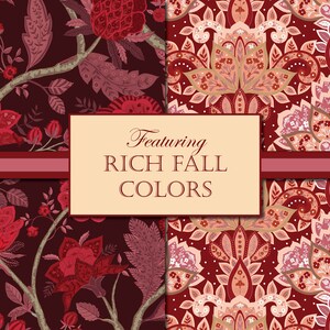Autumn Digital Papers Fall Patterns Chintz Patterns Repeat Pattern ...