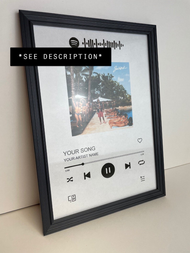 Acrylic Spotify Song Frame Engraved Black Frame | Etsy Acrylic Spotify Song Frame Engraved Black Frame | Etsy