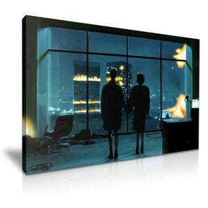 Fight Club Ending Scene Stretched Canvas Wall Art ~ More Size - Etsy