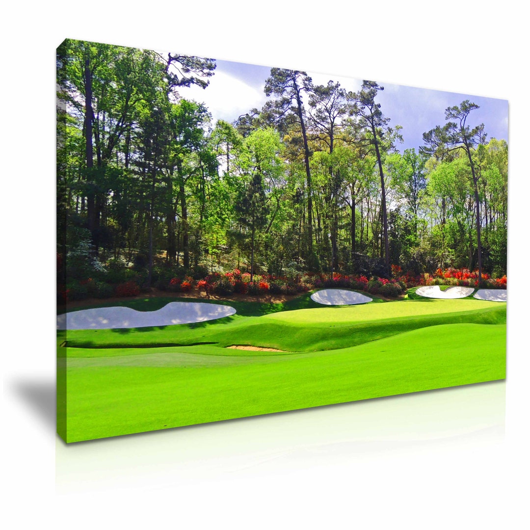 Augusta National Golf Club Amen Corner Stretched Canvas Box More Size ...
