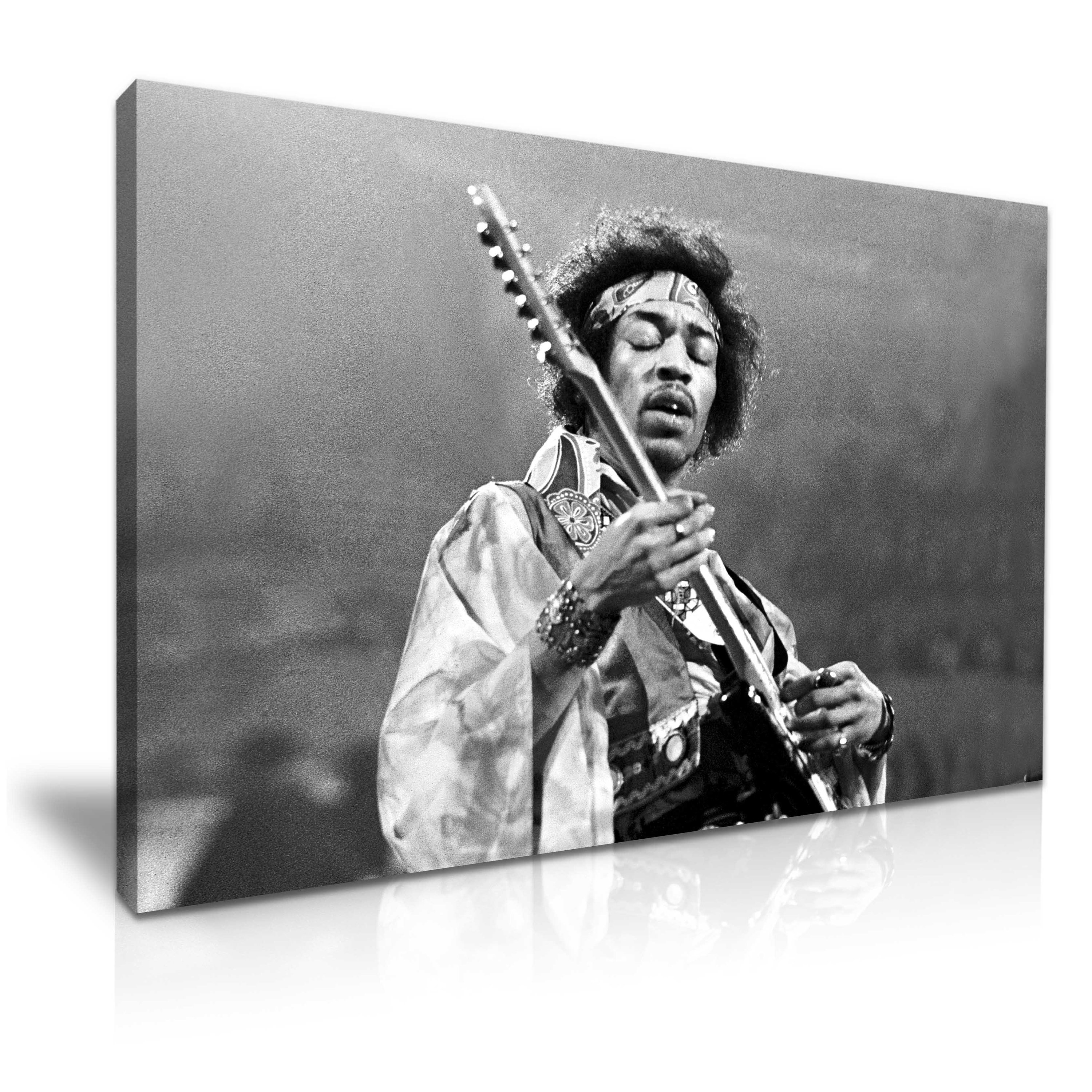 Jimi Hendrix Black And White