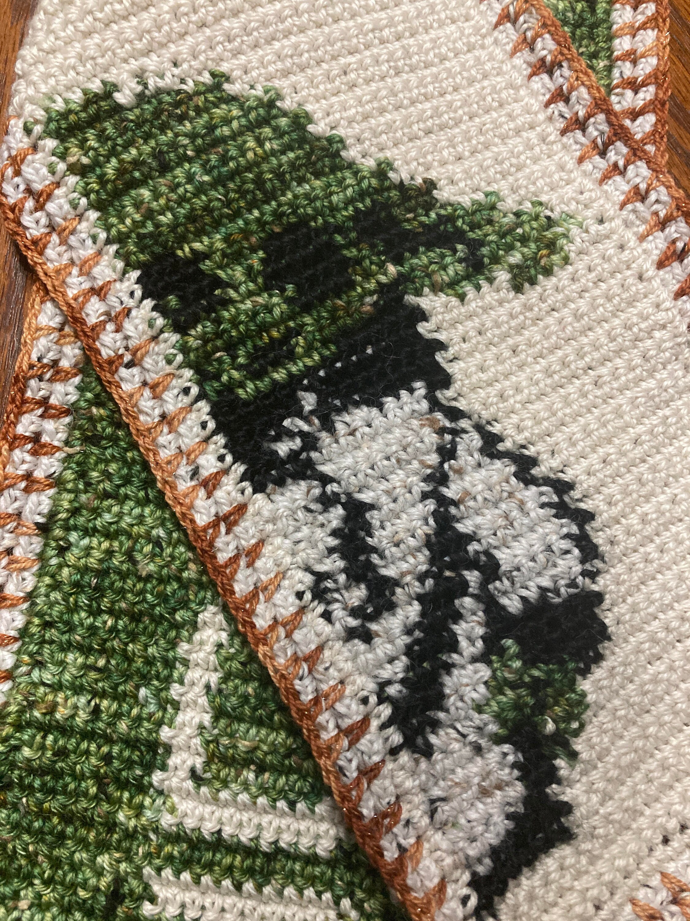 Green Alien, the Child, Scarf and Ear Warmer Combo, PDF PATTERN ...