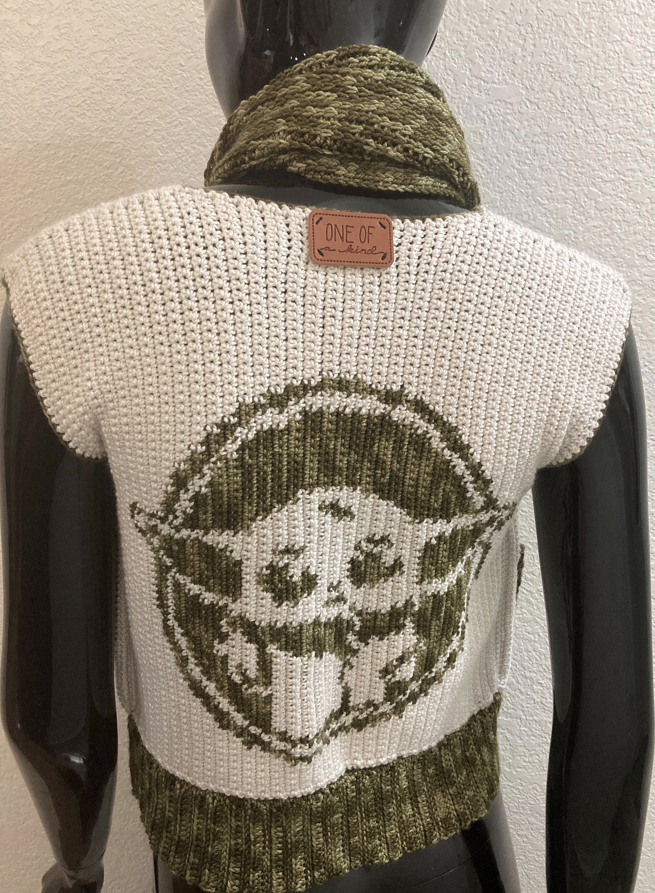 Green Alien the Child Sweater Vest PATTERN Download With - Etsy