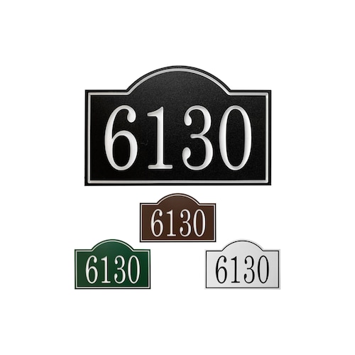 House Numbers Modern House Number Sign in White Colour With - Etsy