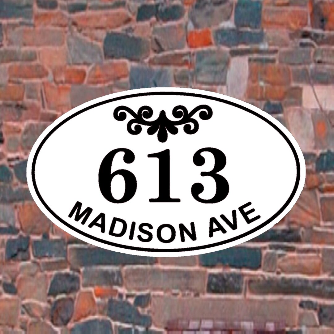 House Numbers, Custom House Numbers Plaque ,address Plaque, House ...