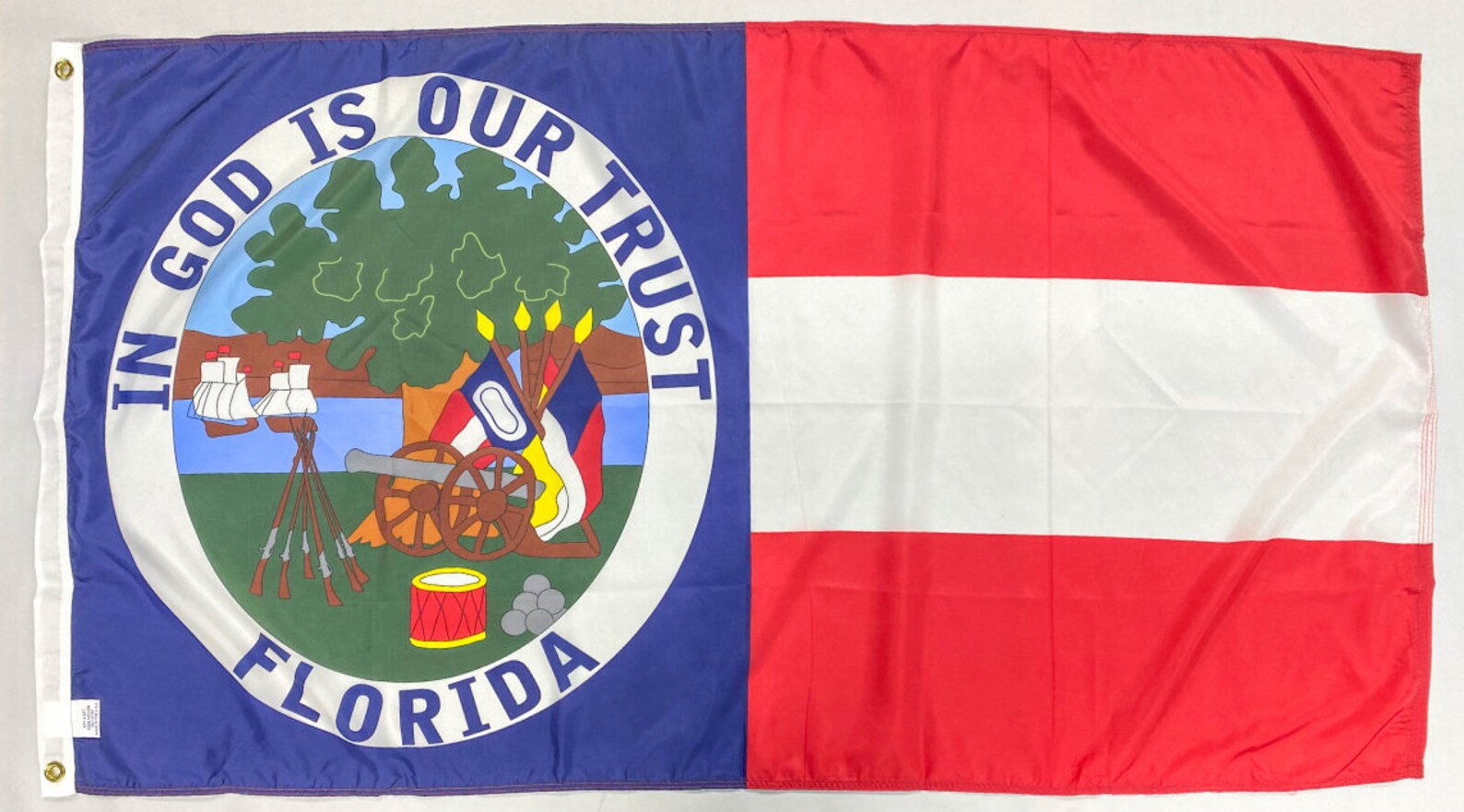 Florida 1861 State CSA / Nylon Historical Flag of Florida Digital Flag ...