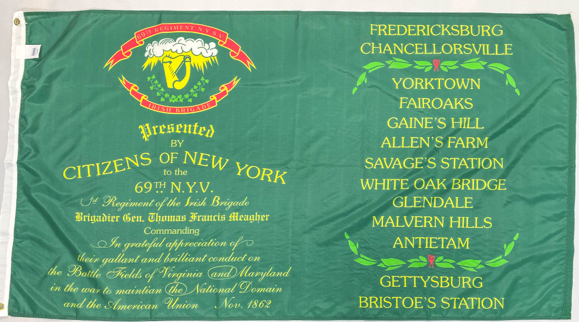 69th New York Irish Ceremonial Brigade Regiment Nylon Flag - Etsy