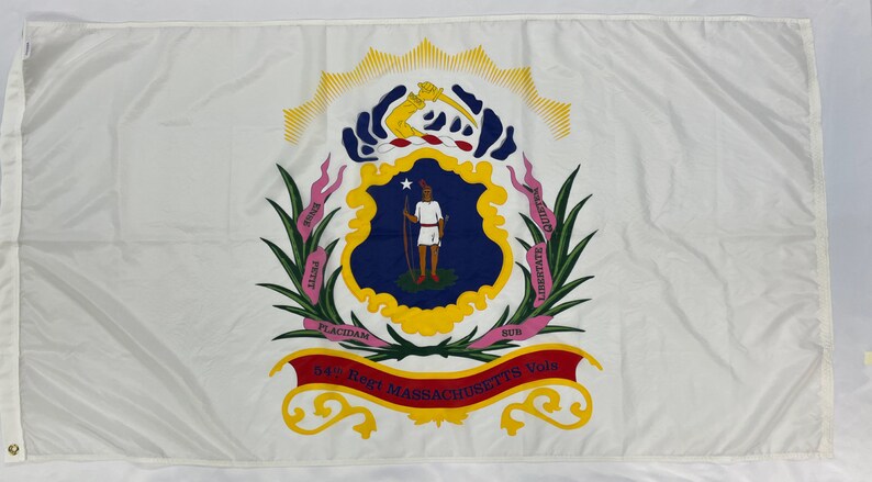 54th Massachusetts Infantry Regiment Flag - Etsy