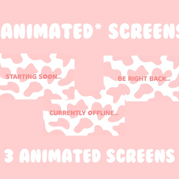 Pink Cow Vtuber - Etsy