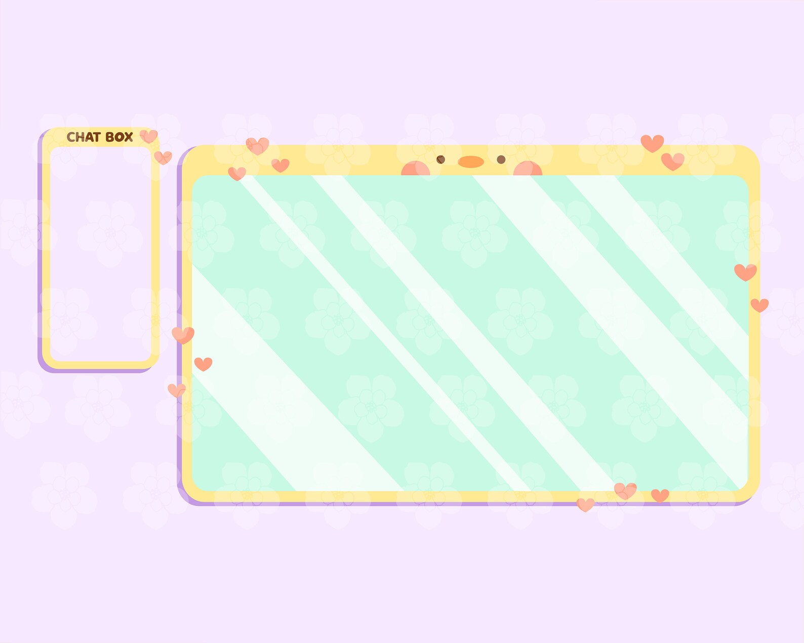 Twitch Stream Overlays / Duck / Cute / Minimalist / Purple / Simple - Etsy