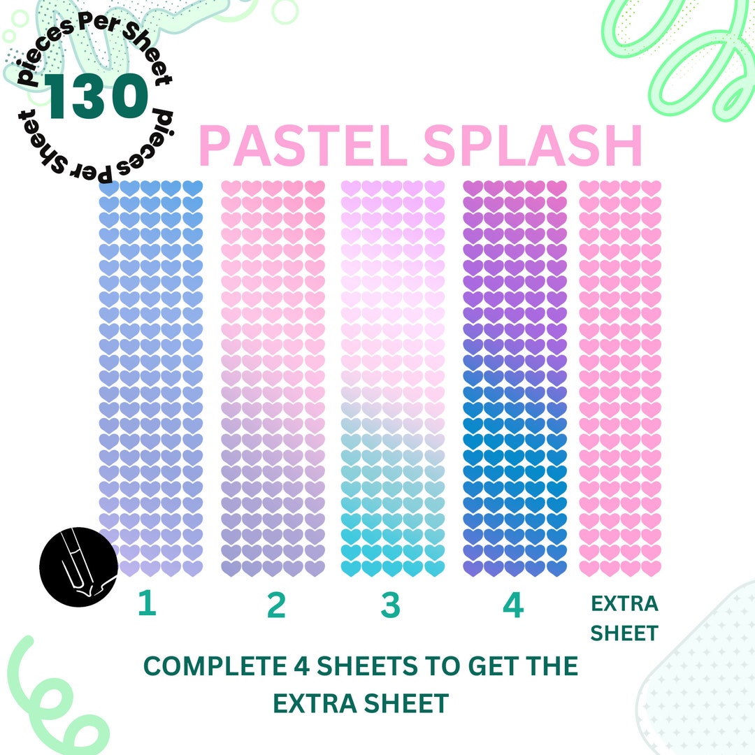 MINI HEARTS OVERLOAD Stickers for Valentines and Crafts, Stationeries ...