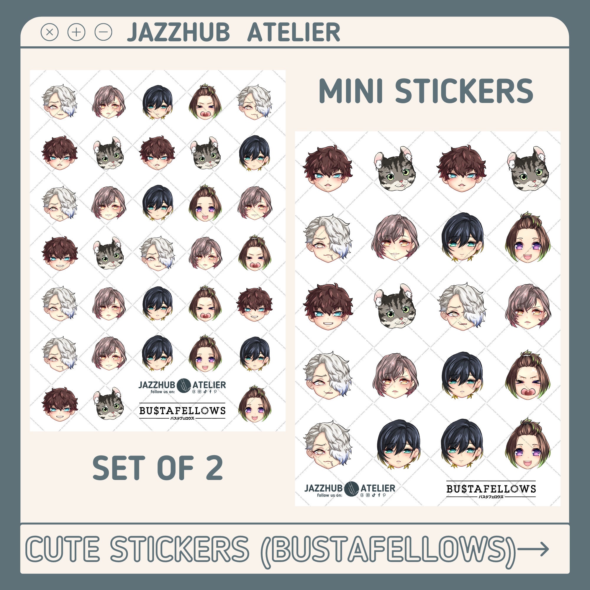 CUTE OTOME CHIBI Icon Characters Stickers Amnesia, Piofiore ...