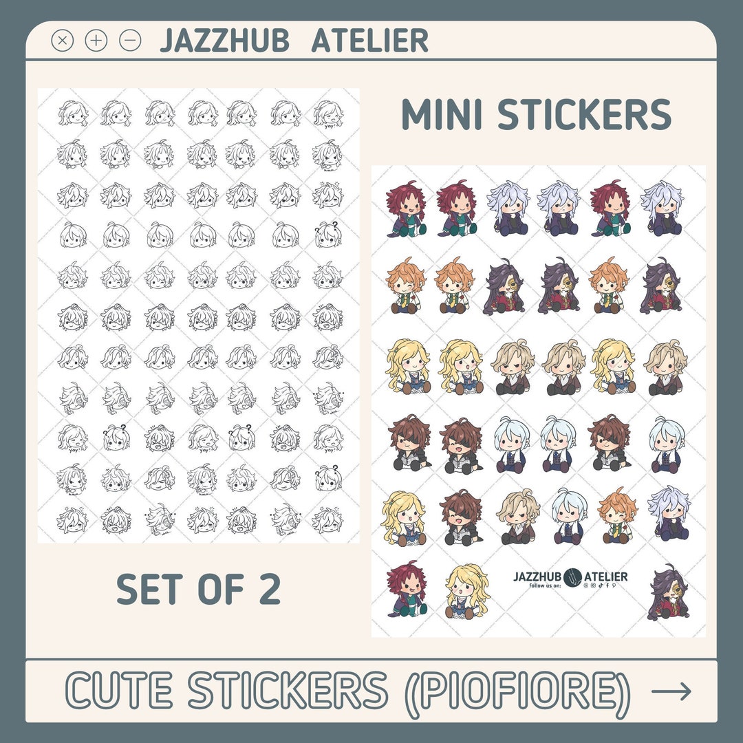CUTE OTOME CHIBI Icon Characters Stickers Amnesia, Piofiore ...