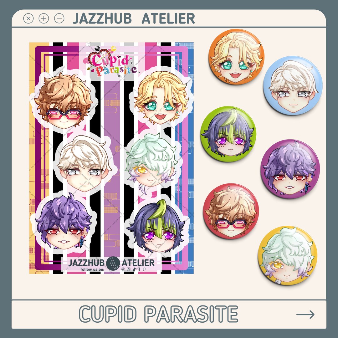 OTOME STICKER SHEET Bustafellows, Olympia Soiree, Cupid Parasite Ll ...