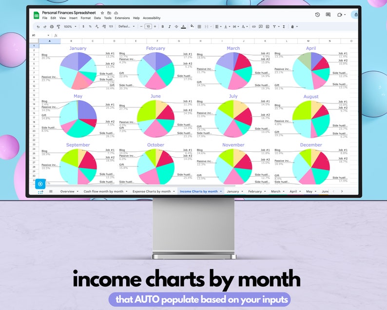Personal Finance Spreadsheet Google Sheets Budget Template Personal ...
