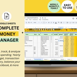 Personal Finance Spreadsheet Google Sheets Budget Template Personal ...