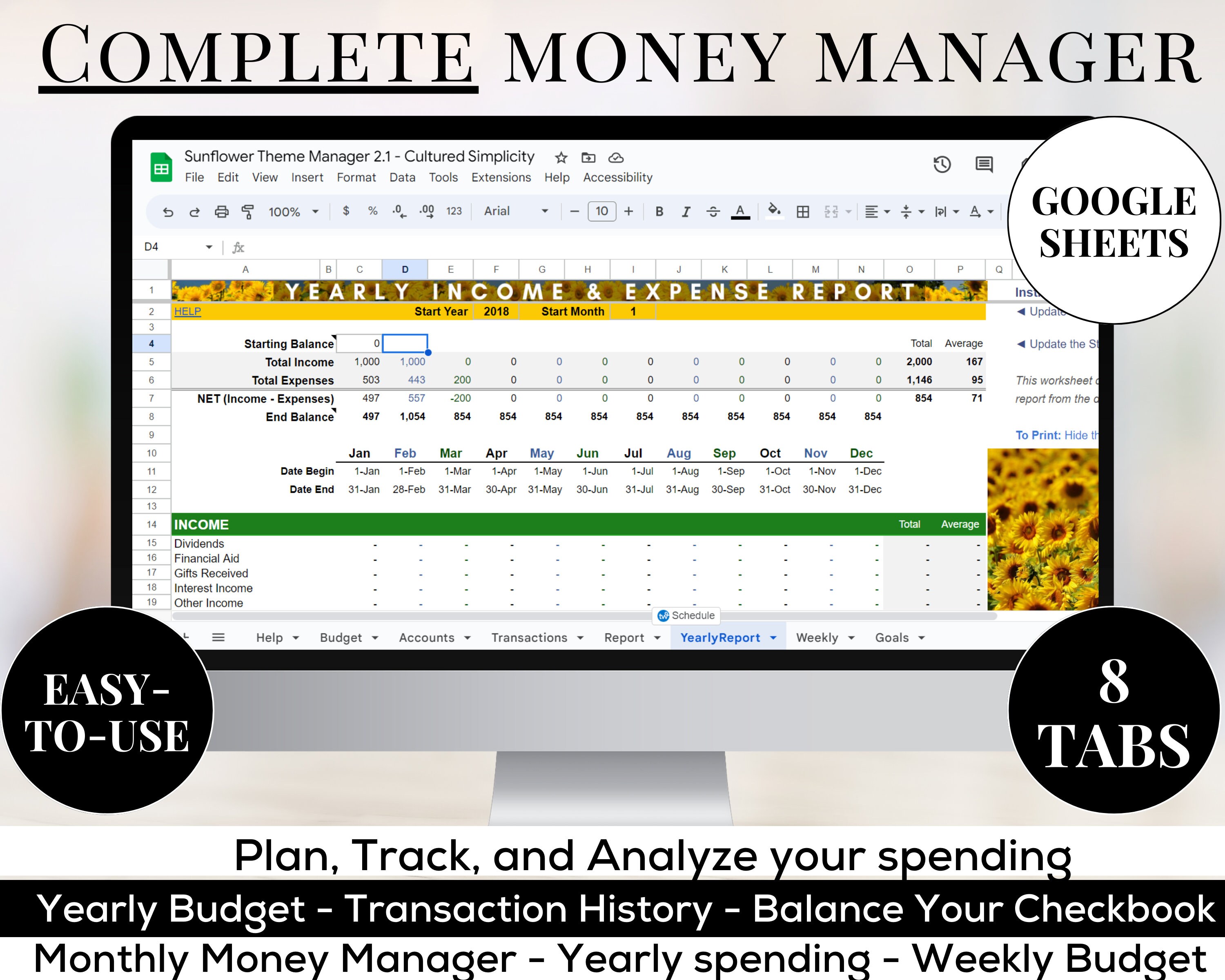 Personal Finance Spreadsheet Google Sheets Budget Template Personal ...