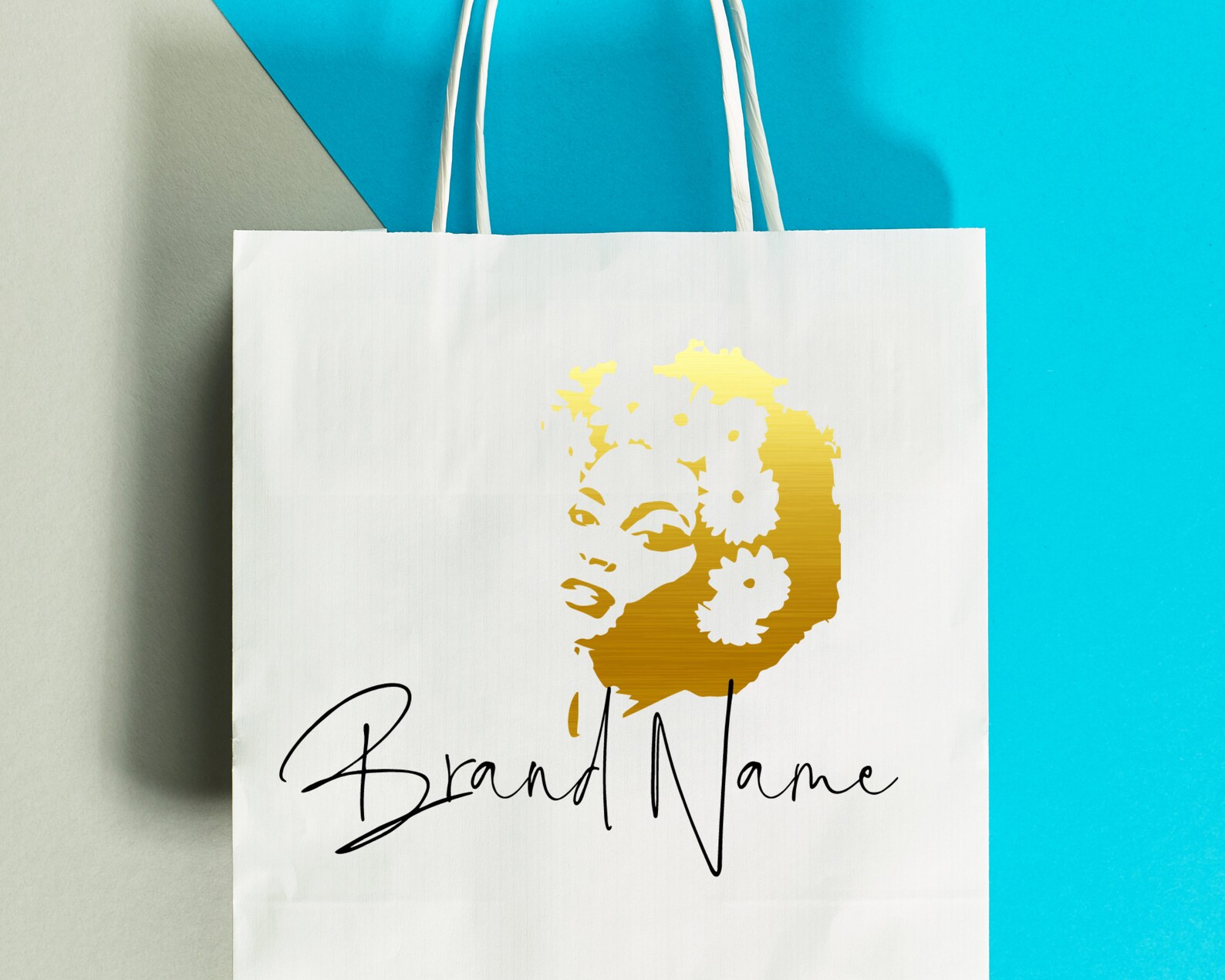 Black Woman Logo, Black Girl Logo Design, Hairstylist Logo Premade ...